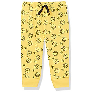 Amazon Essentials Disney | Marvel | Star Wars Baby Boys' Pants, Pack of 4, Winnie the Pooh Oh Bother!, 3-6 Months