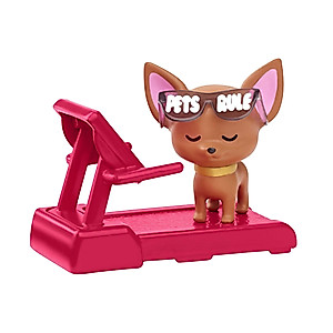 Barbie Extra Doll & Accessories with Platinum Blonde Hair, Blue Paisley-Print Jacket & Pet Chihuahua