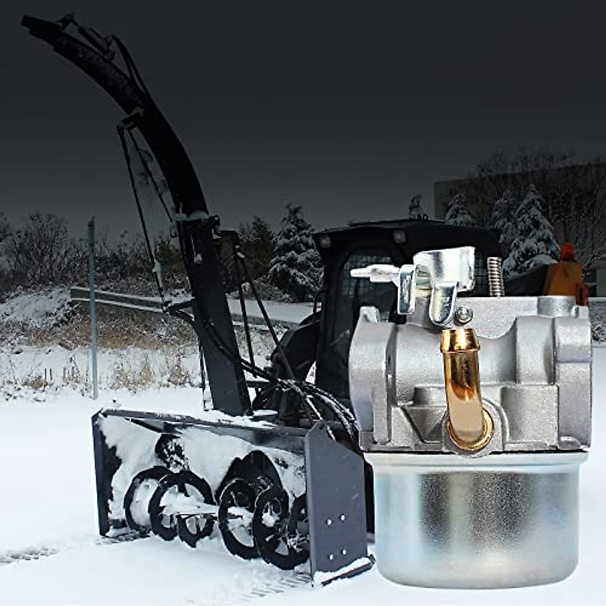 QAZAKY Carburetor Compatible with 12S252 12T102 12T112 12T132 12T152 12T202 12T212 12T232 12T252 12T292 157102 157112 157117 157202 157302 591299 690046 Garden Tiller 5.5hp 6HP 8.25HP