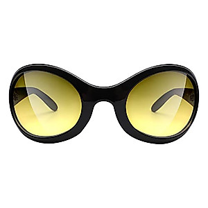 GUVIVI Oversized 90s Y7K Sunglasses for Women Men Shield Flat Top Cool Sun Glasses Eyewear