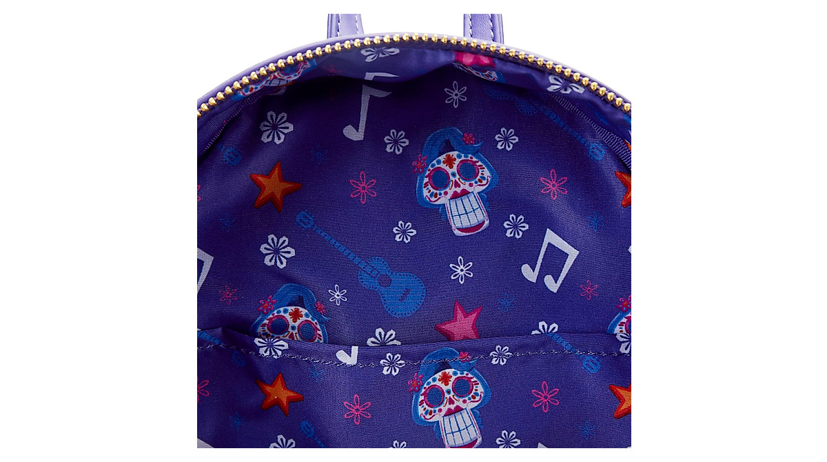 Disney Pixar Coco Loungefly Mini Backpack With Glow Skull
