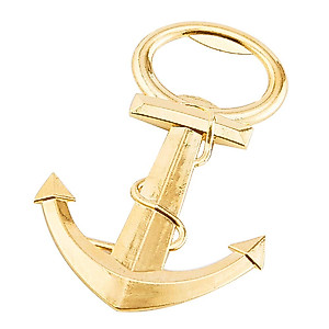 Bodosac Awtlife 30 Pcs Gold Anchor Bottle Openers Baby Shower with Bag Gifts for Guests Wedding Party Favors