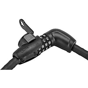 Abus Unisex – Adult's 6615C/120/15 BK SCLL Steel-O-Flex, 0, 120 cm