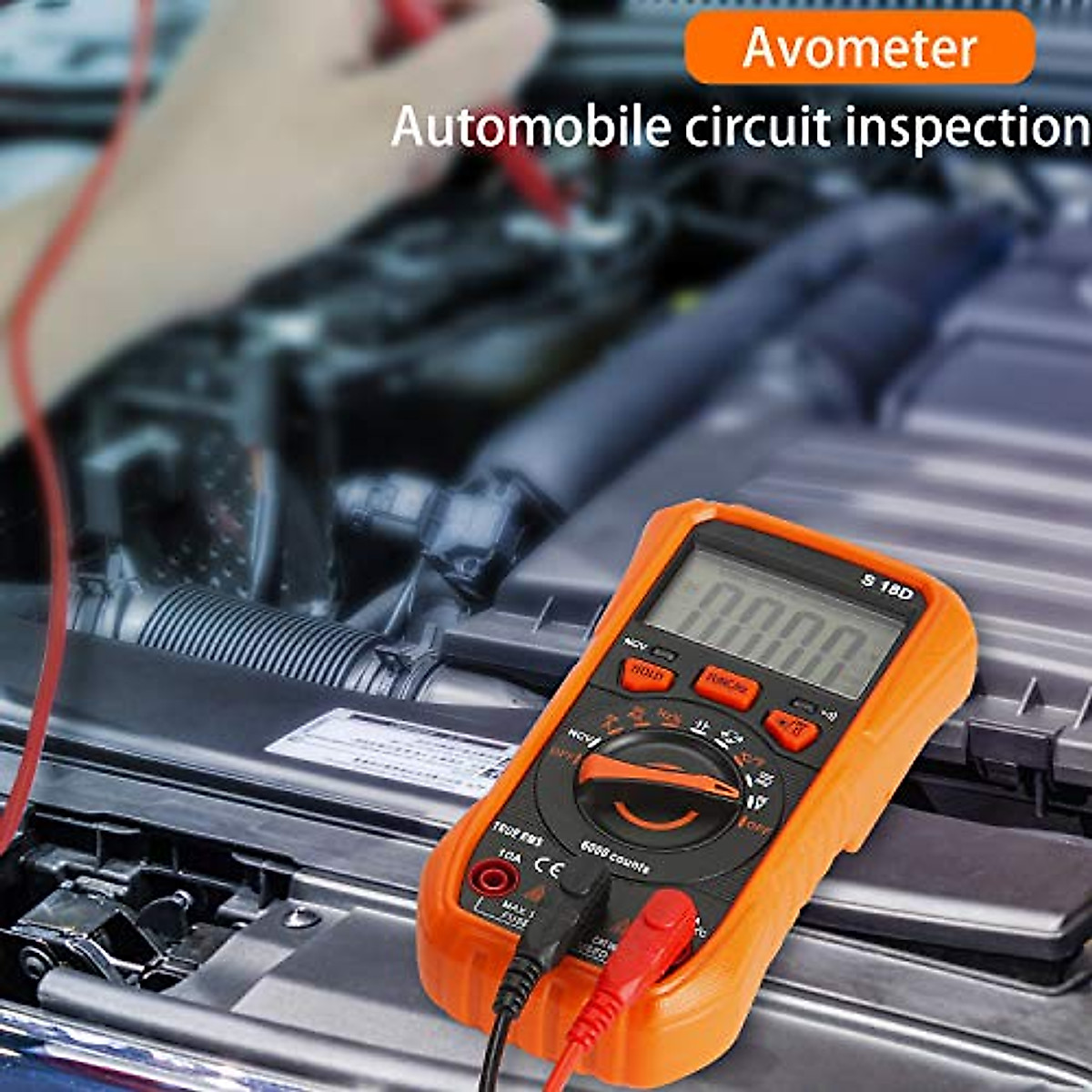 Digital Multimeter Tester, Electrical Voltmeter Tester, Volt Multi Meter, Car Battery Tester Circuit Tester