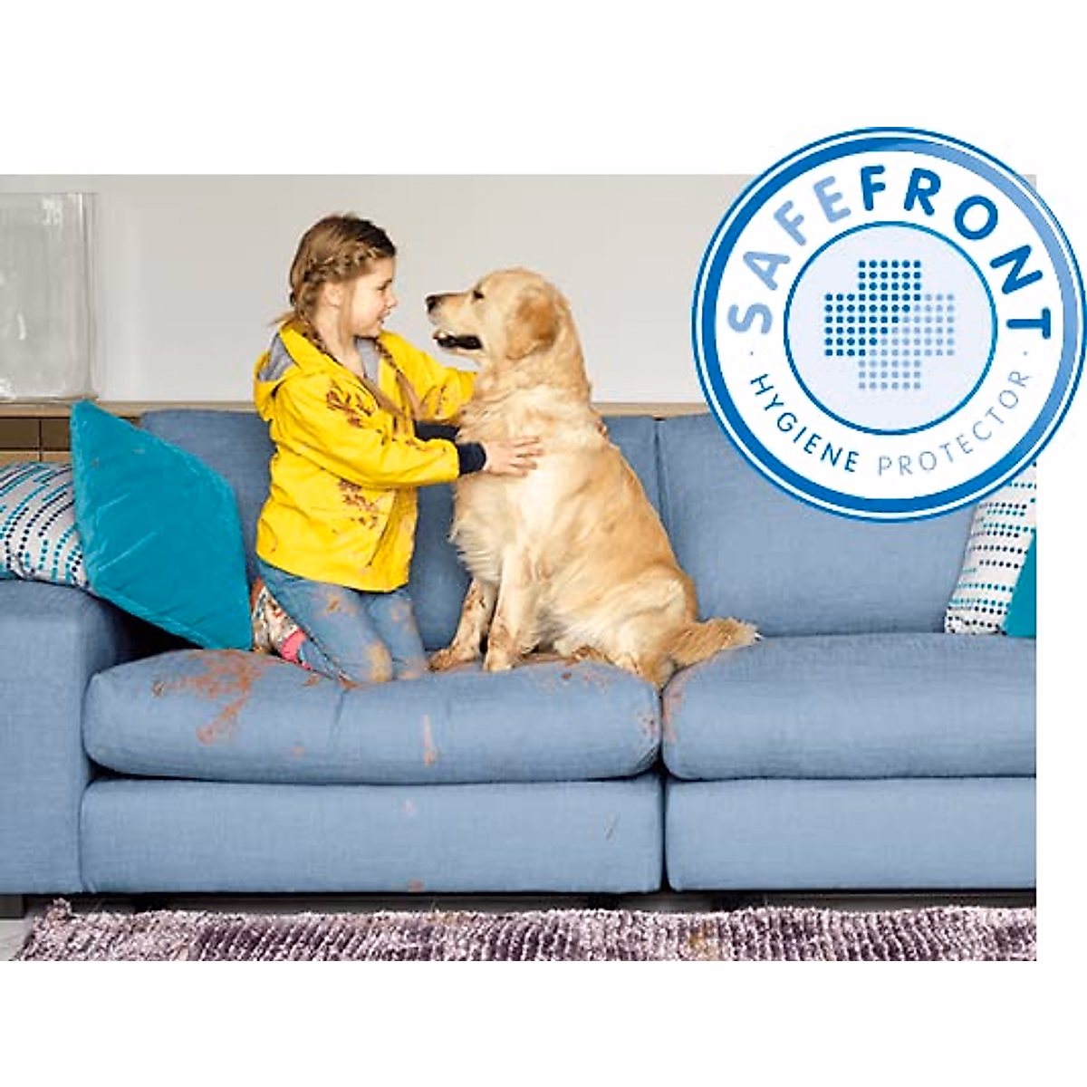 Liz Jordan Hill Beige Luxury Chenille Upholstery Fabric by The Yard Water Cleanable Stain Resistant Material for Chair Fabric for Ac Spirit Off White