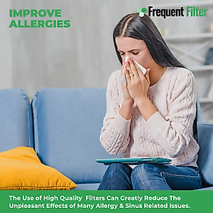 Frequent Filter Compatible Vicks, Kaz, Protec, Cool Mist Humidifier Replacement Model WF2 & PWF2 Filter | Pack of 4 | Germ-Free Wicking Filters for Starry Night Humidifiers. New 2022 Upgraded Model