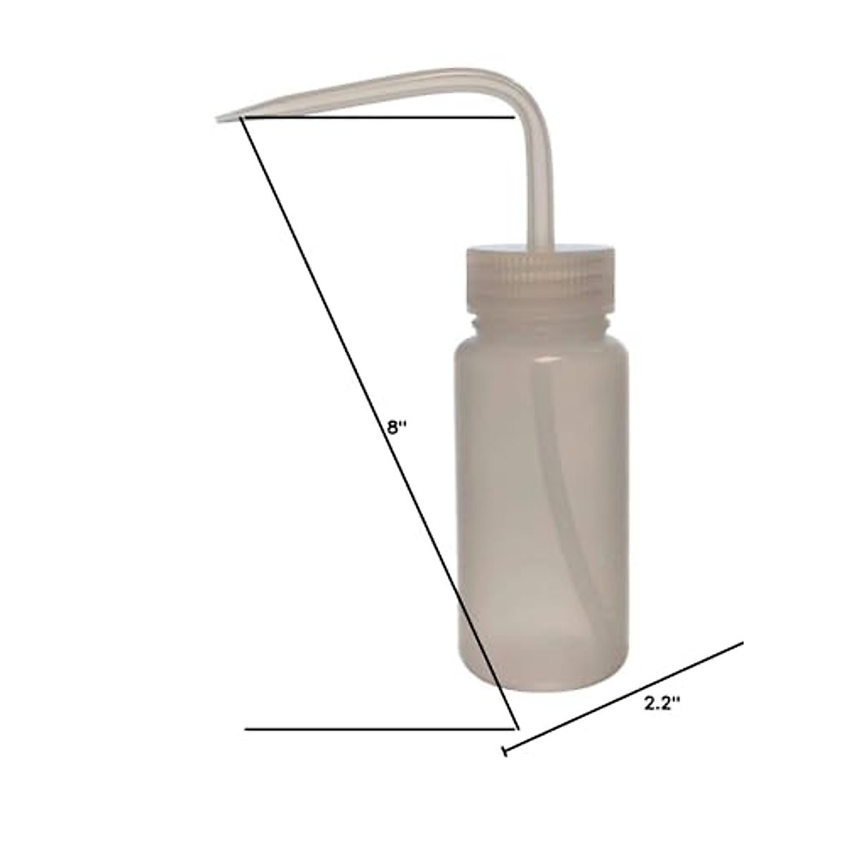 250ml Wash Bottle, Wide Mouth, LDPE, Karter Scientific (Pack of 4)