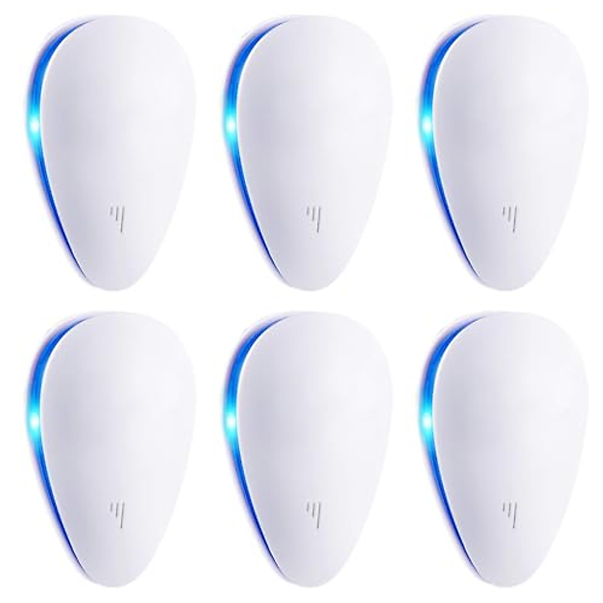Ten KiKi Ultrasonic Pest Control Repeller, Plug-in Ultrasonic Pest Control Repellent for Mouse, Bug, Rodent, Insects, Cockroach, Mice, Spider, Ant, Mosquito& Rats Indoor Use Repeller 6 Packs