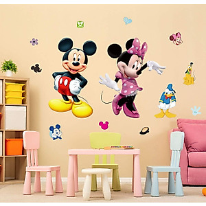 Mouse Wall Decal Kids Room Sticker Cartoon Mural Decor Home