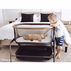 Maxi-Cosi Iora Bedside Bassinet, 4 Height Positions to Choose from?, Essential Grey