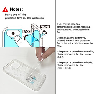 RANZ iPhone 11 Case, Anti-Scratch Shockproof Series Clear Hard PC+ TPU Bumper Protective Cover Case for iPhone 11 - Universe
