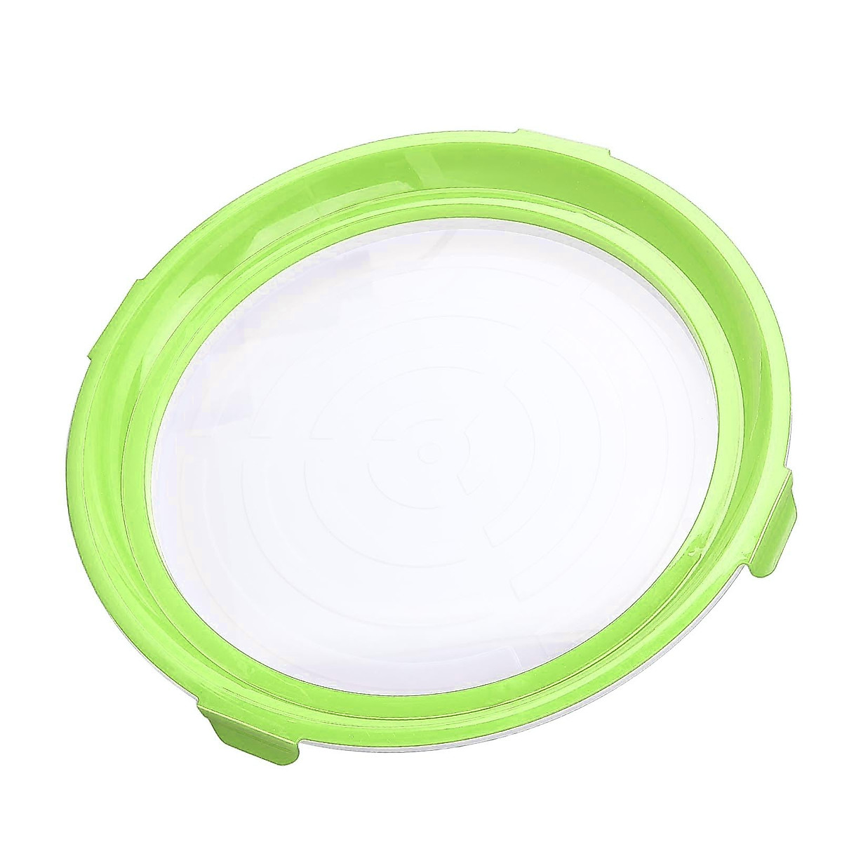 Food Preservation Tray, Stacking Food Storage Trays, Food Plastic Preservation Tray, Round Reusable Food Preserving Tray, Food Storage Containers for Food Preservation(Green)