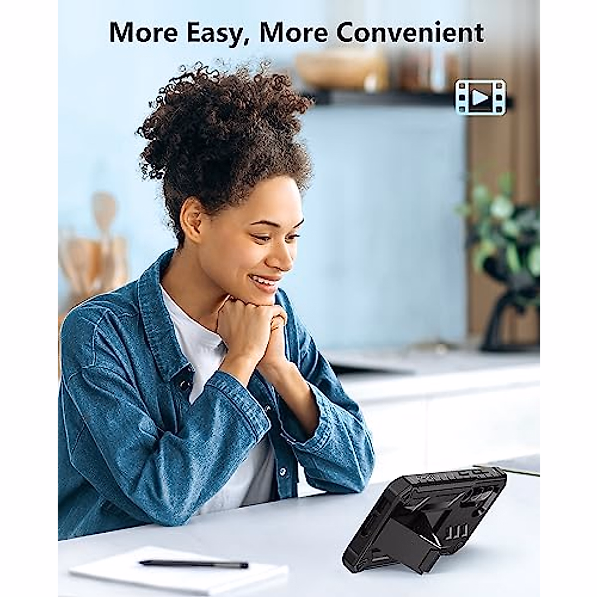 FNTCASE for Samsung Galaxy S23 Case : with Belt-Clip Holster & Kickstand Heavy Duty Rugged Shockproof Protective Phone Shell | Military Grade Protection Durable Cover for Galaxy S23 - Black