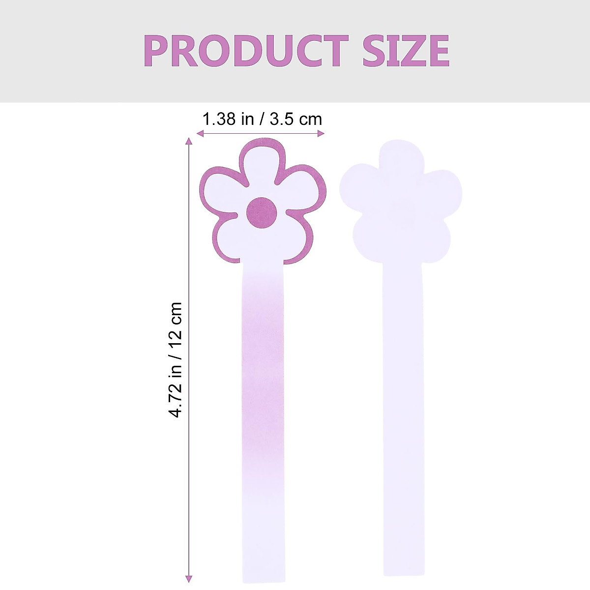 VILLCASE 400pcs Perfume Test Strips, Flower Shaped Fragrance Paper Strips, Disposable Essential Oils Paper Test Strips for Diffuser Fragrance Testing Scents