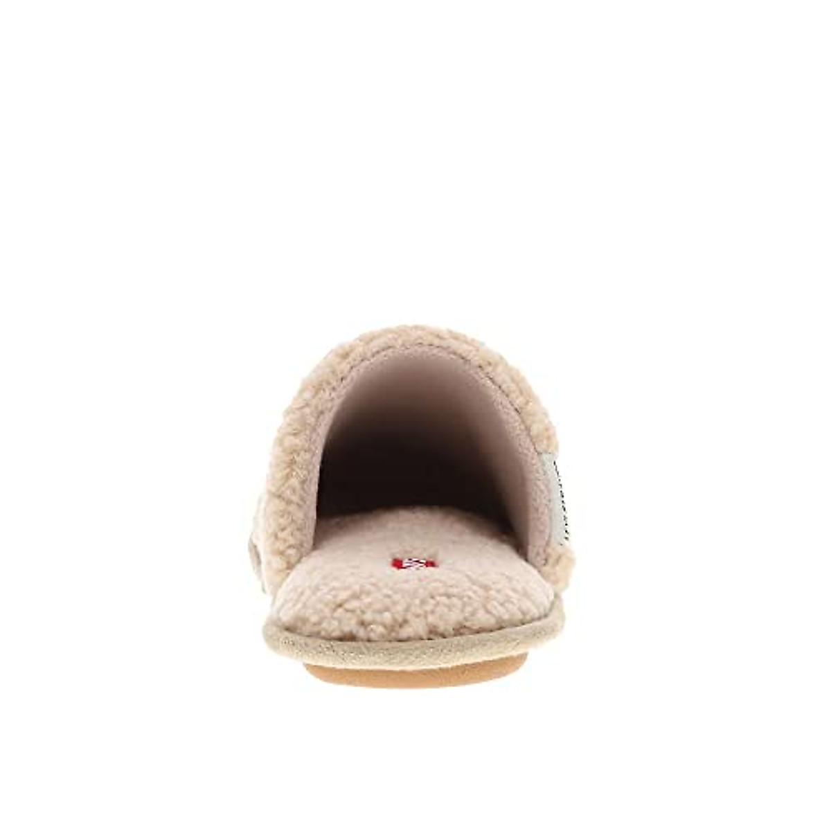 Levi's Womens Lacey Microsuede Scuff House Shoe Slippers, Cream, L