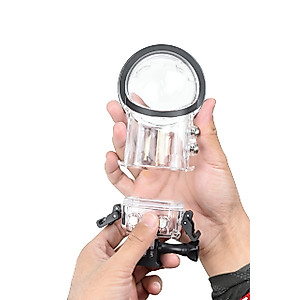 vgsion Waterproof Housing Dive Case for Insta360 X3 Anti-Fog with Lens Cap