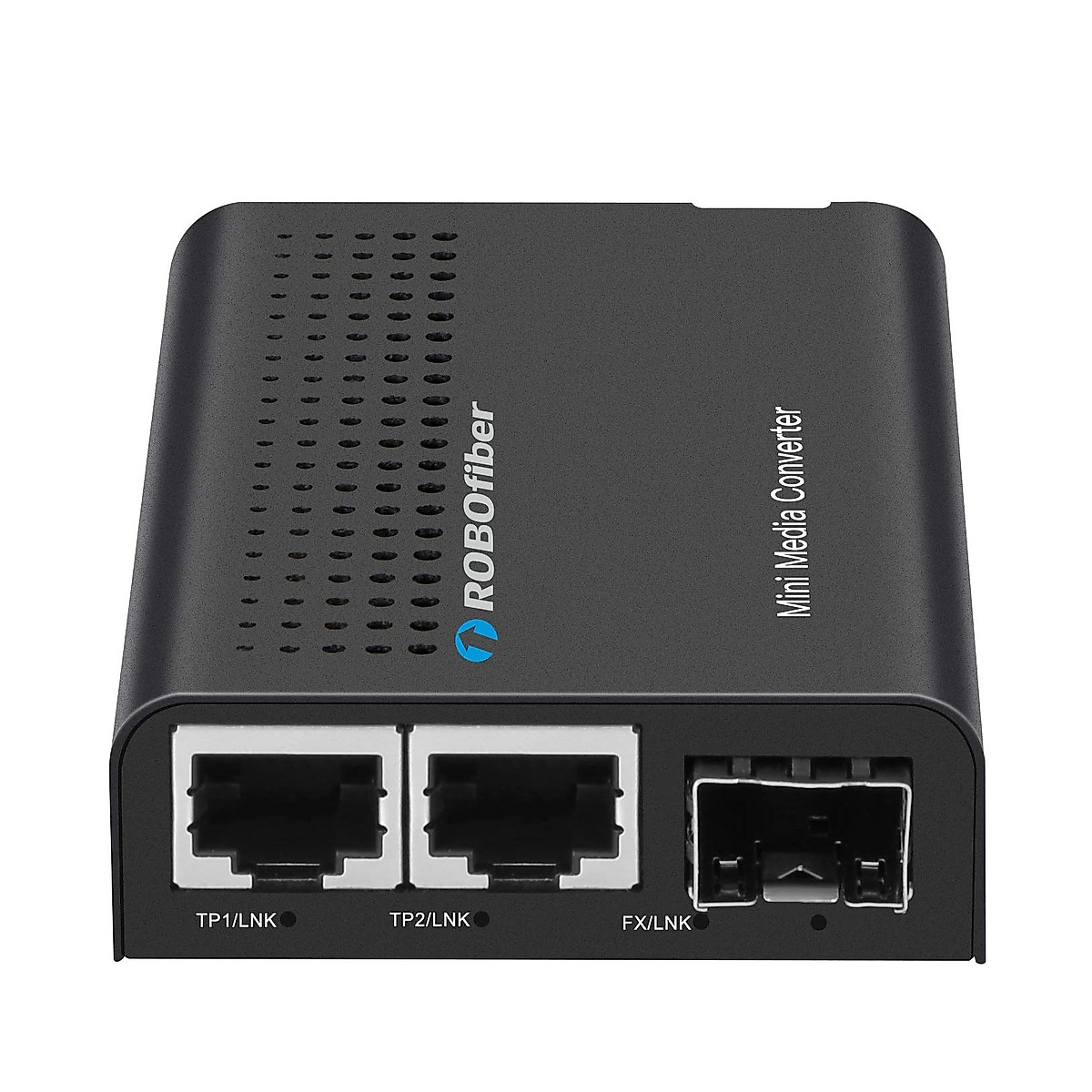 LFC-1002-SFP Two RJ45 Ports Gigabit Ethernet to 100/1000BaseX SFP Slot Fiber Media Converter, LFP and DIP sw Settings