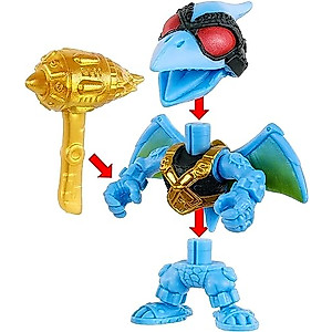 Treasure X Dino Gold Armored Egg. Break The Egg. Squeeze The Ooze Out. Smash The Fossil to Find The Treasure. Then Build The Dino and Display. Styles May Vary