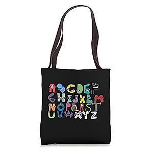 Emotion Letter ABCZ Costume Boys Matching Evil Alphabet Lore Tote Bag