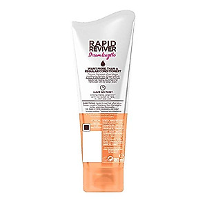 L'Oreal Paris Elvive Dream Lengths Rapid Reviver Power Conditioner, Nourishing & Strengthening Treatment, Enriched with Castor Oil, For Long, Damaged Hair 180ml