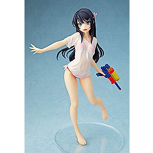 Chara-Ani Rascal Does Not Dream of Bunny Girl Senpai: Mai Sakurajima (Water Gun Date Ver.) 1:7 Scale PVC Figure
