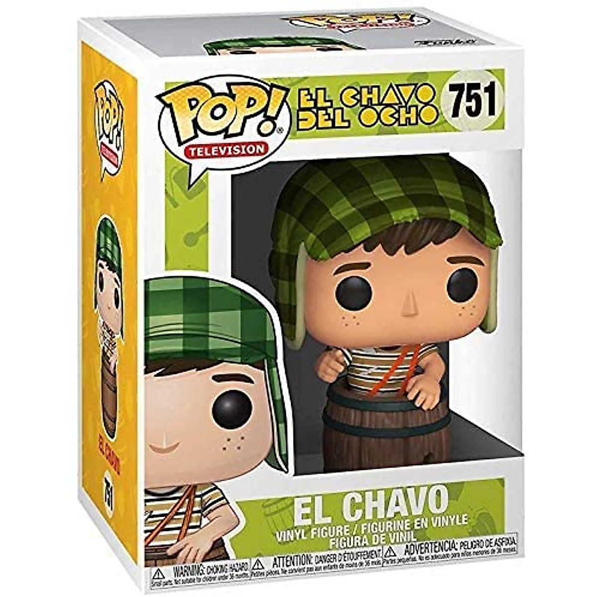 El Chavo - El Chavo del Ocho Funko Pop! Vinyl Figure (Bundled with Compatible Pop Box Protector Case), Multicolored, (3.75 inches)