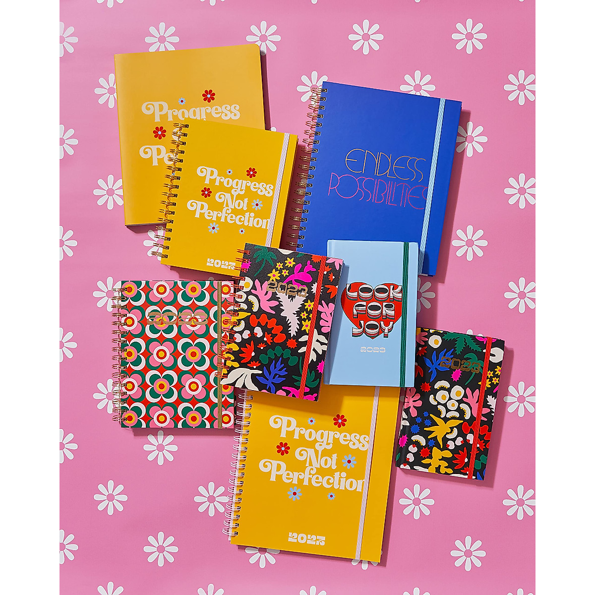 ban.do Undated Weekly Planner, To Do List Notebook with Stickers, Guided Wellness Journal, Daily Organizer for School or Office, Progress Not Perfection