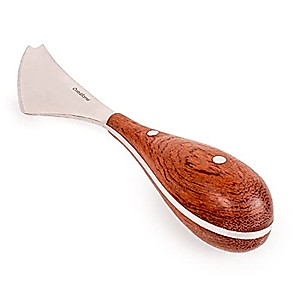 Berghoff Aaron Probyn Stainless Steel Blade 2Pc Provence Hard Cheese Knife 8.25", Soft Cheese Knife 9", Ergonomic Wood Handle, Forged, Sharp, Well Balanced