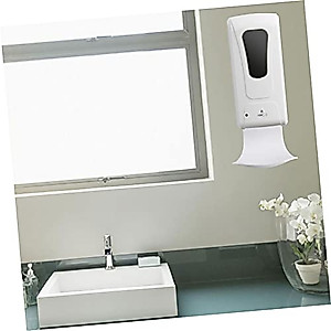 GARVALON 2Pcs Plastic Water Tray soap Dispenser drip Catcher drip pan for Washing Machine soap Dispenser Wall Mount Wall Mount soap Dispenser Bracket drip Tray Toilet abs White soap Holder