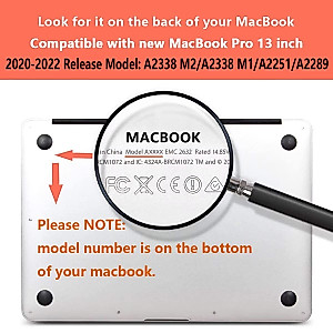 CISSOOK Compatible with MacBook Pro 13 inch Case 2023 2022 2021 2020 Release M2 Chip A2338 M1 A2251 A2289, Hard Shell Case+ Keyboard Cover for MacBook Pro 13 Inch with Touch Bar, Universe Space