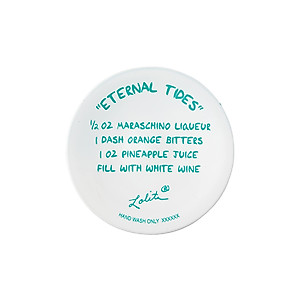 Enesco Designs by Lolita Eternal Tides Hand-Painted Artisan Wine Glass, 15 Ounce, Multicolor