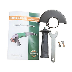 Hoteche 4-1/2" Electric Variable Speed Angle Grinder Trigger Grip Long Handle 950w