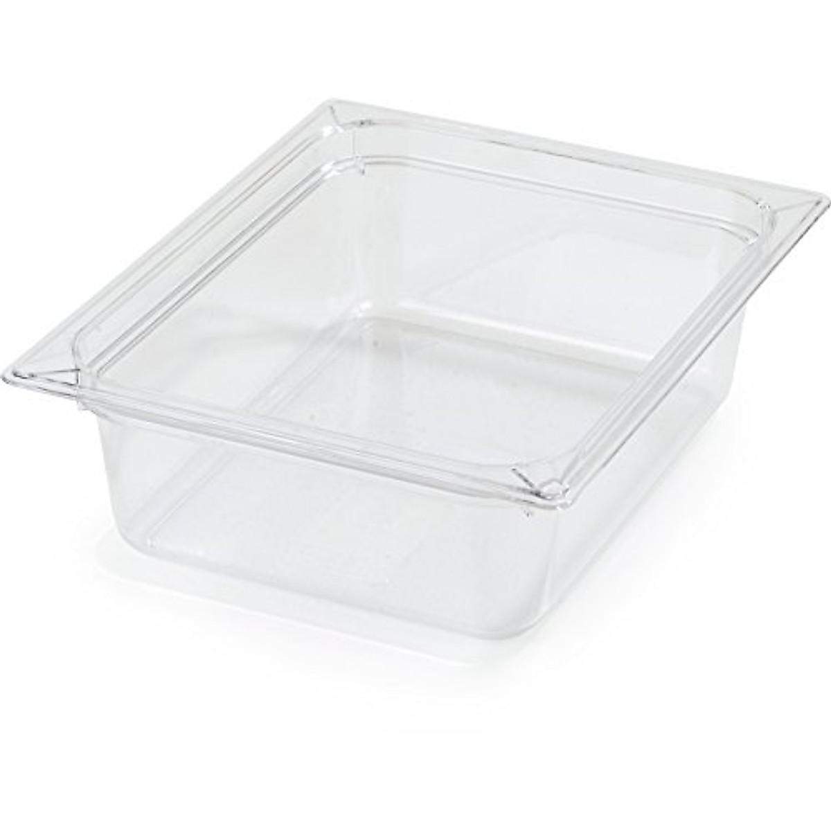 Carlisle FoodService Products 10221B07 StorPlus Half Size Food Pan, Polycarbonate, 4" Deep, Clear