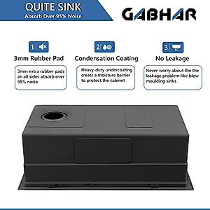 33x22 Inches Black Drop In Workstation Kitchen Sink, Gabhar 33" 16Gauge Black Stainless Steel Drop In Workstation Kitchen Sinks With Offset Drain