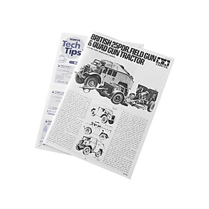 Tamiya 1/35 British 25Lb Gun & Quad