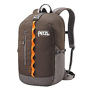 Petzl BUG Backpack - Backpack for Single-Day Multi-Pitch Climbing - Grey - 18L