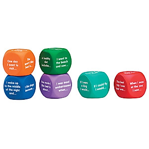 Learning Resources Writing Prompt Cubes