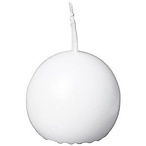 Biedermann 12 Small Ball Candles, White