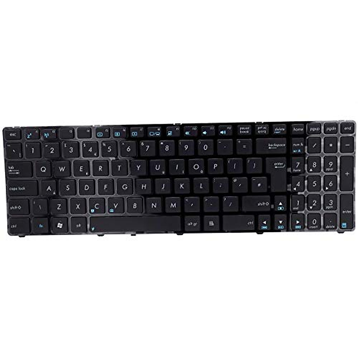 Deal4GO Replacement Keyboard for ASUS N53 N53SV N61 A52 A53 A54 A73 B53 K52 K53 K55 K73 X52 X53 X54 X55 X55A X55C X55V X66 X72 X75 F50 F55 F70 F75 U50