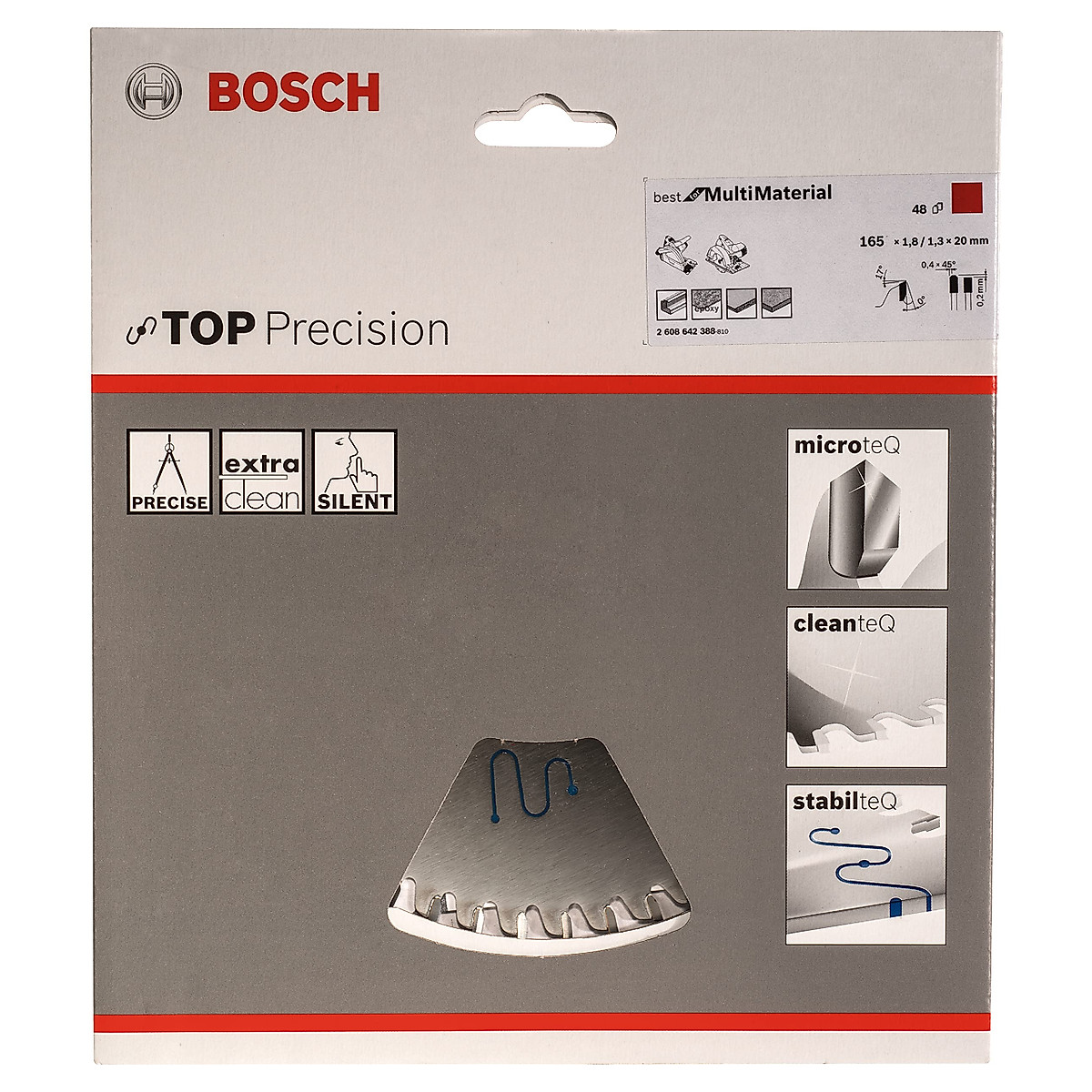 Bosch 2330015 Circular Saw Blade, Silver