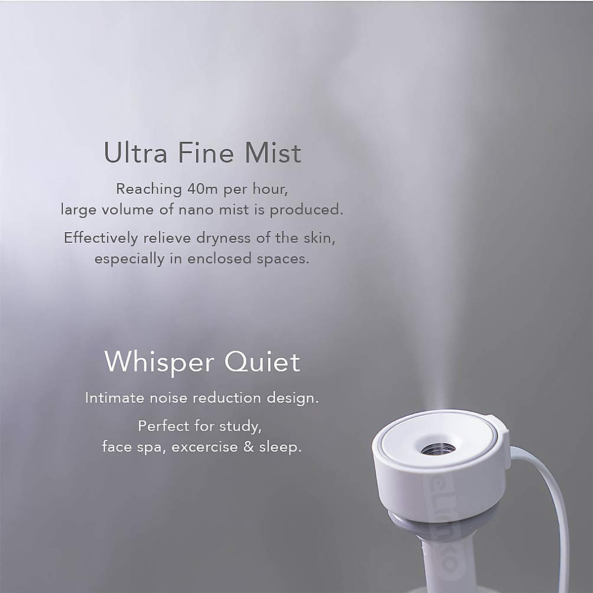 Humidifier USB Portable Ultrasonic Mist Maker Cool Air Mini Humidifiers For Car Office Home Travel
