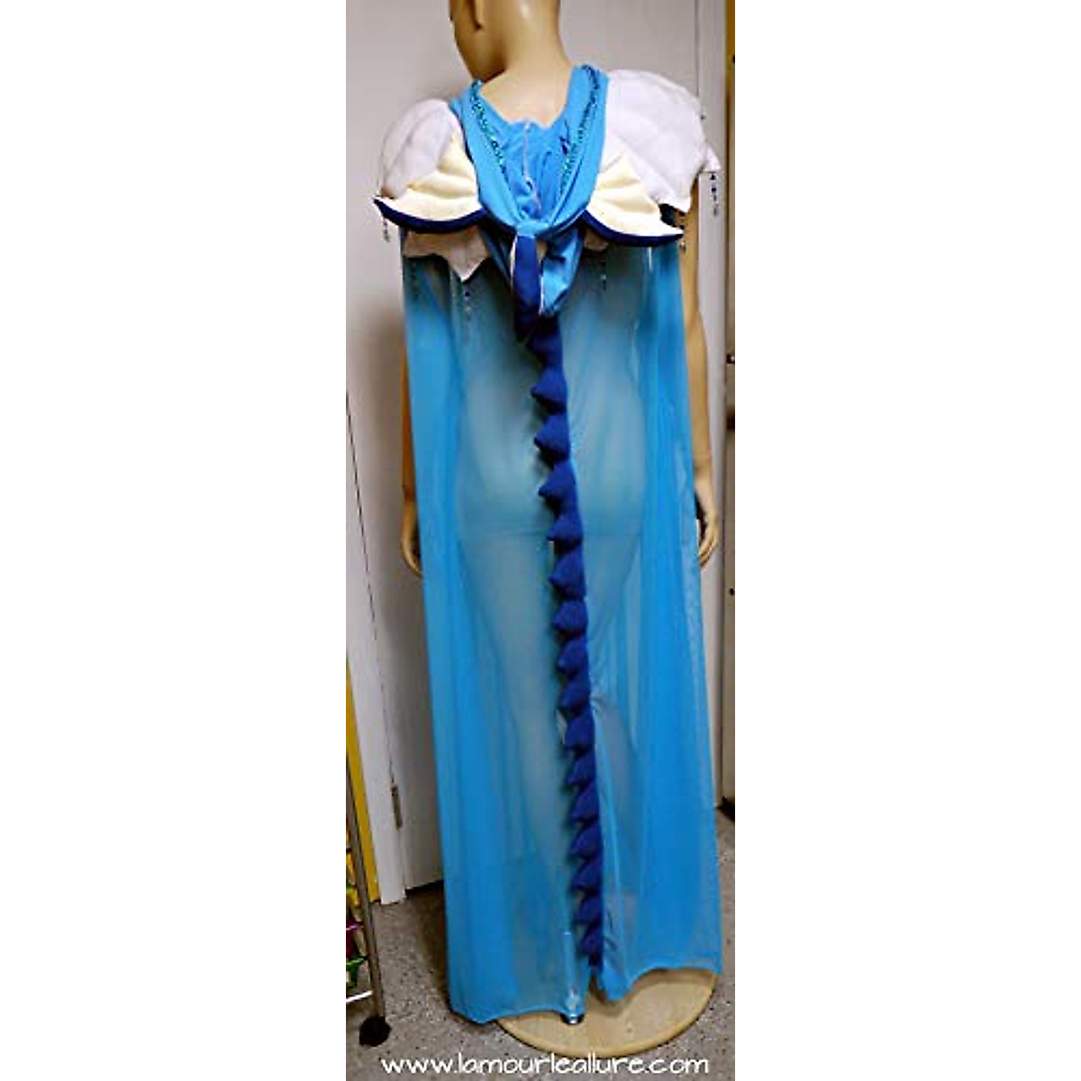Vaporeon Ear Cape Robe Cosplay Halloween Rave Costume