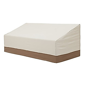 Finnhomy Outdoor 3-Seater Patio Sofa Cover & Bench Seat Cover Large Waterproof Durable Heavy Duty Outdoor Furniture Cover, 80.5” x 34” x 29”