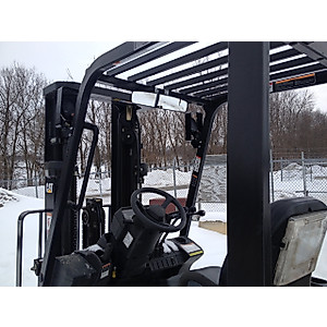 16.5" Extra Wide Panoramic Rear View Mirror for Forklifts; Universal Fit