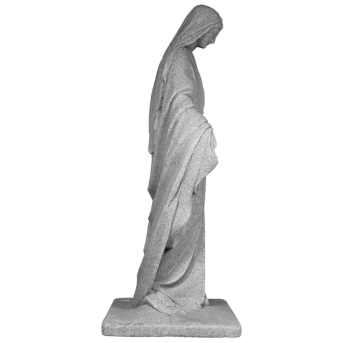 EMSCO Group Virgin Mary Statue – Natural Appearance – Made of Resin – Lightweight – 34” Height