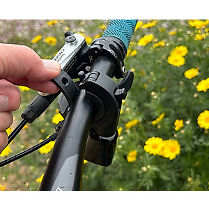 Timber Mountain Bike Bell - New Quick Release Model Yew! - Multi-use MTB Trail Bell with Dual Modes