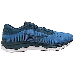 Mizuno mens Wave Sky 5 Running Shoe, Imperial Blue-sea, 11.5 US