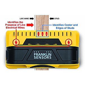 Franklin Sensors ProSensor M150 Stud Finder with 9-Sensors, Wood & Metal Stud Detector/Wall Scanner, Made in the USA