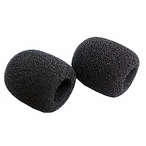 Maintenance Substitute Ear Pads for Jabra UC Voice 150 MS Duo/Mono Corded Phone Headphones Repair Parts (Earpads+Mic Sponge 1 Set)