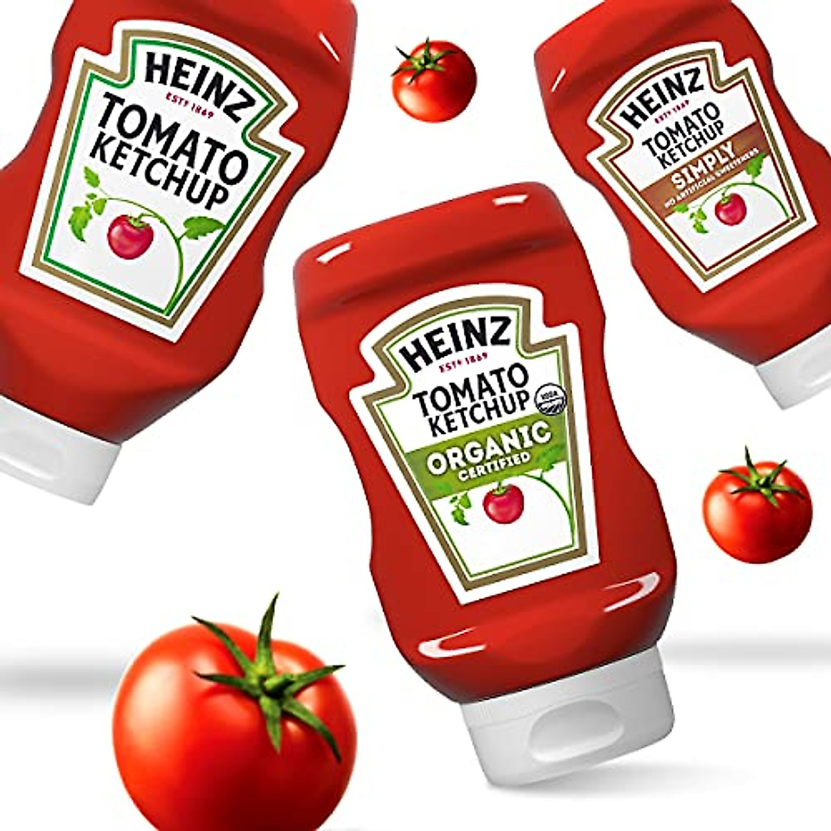 Heinz Organic Tomato Ketchup (14 oz Bottle)